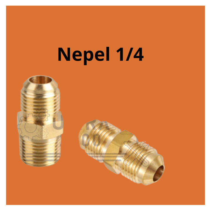 Double Nepel 1/4 / Dobel Nepel Sambungan Selang Pipa | Lazada Indonesia