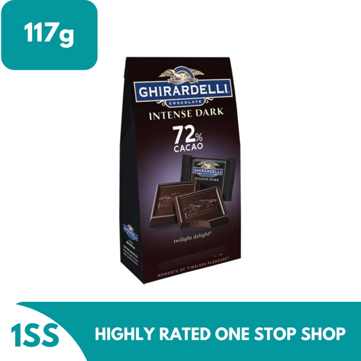 Ghirardelli Intense 72% Dark Chocolate Twilight Delight Bag 117g | Lazada PH