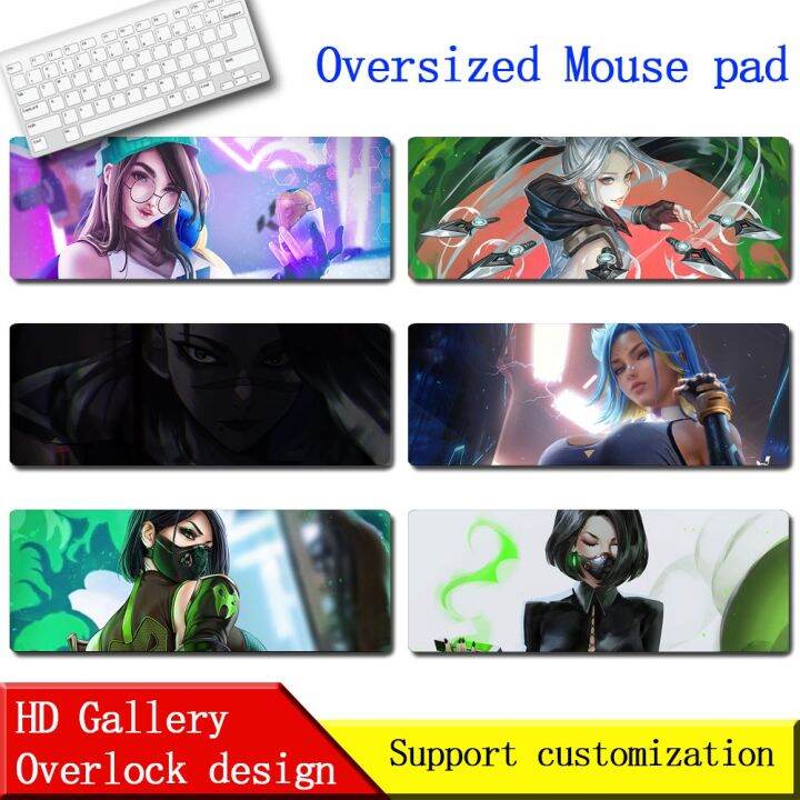 Valorant Personalized Mouse pad Large Gaming 80cm x 30cm Oversized Desk ...