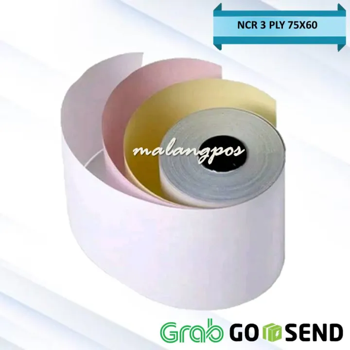 KERTAS STRUK KASIR NCR 75X60 MM 3PLY RANGKAP 3 PRINTER EPSON TMU220 ...