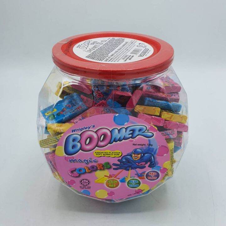 หมากฝรั่ง wrigley Magic Color คละสี บูมเมอร์ เมจิก คัลเลอร์ ขนาด 720 ...