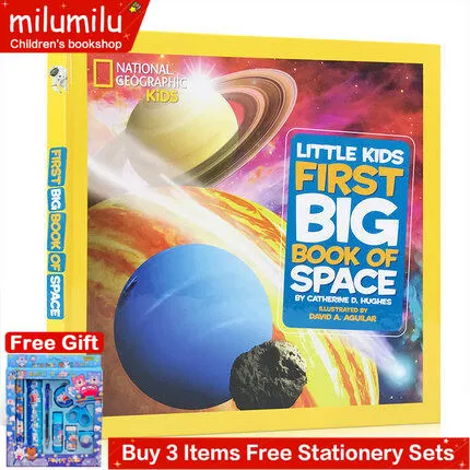milu National Geographic Little Kids First Big Book of Space Aklat ...