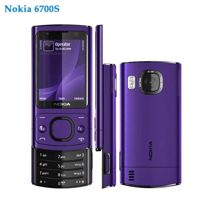 โทรศัพท์มือถือ Nokia 6700S แบบเลื่อน,โทรศัพท์มือถือมาตรฐานแป้นพิมพ์3G GSM MP3รับประกัน1ปี ...