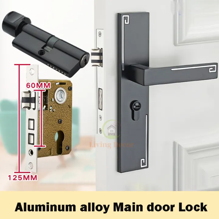 【Manila stock, COD】Aluminium Alloy Mute Door Locked Interior Door ...