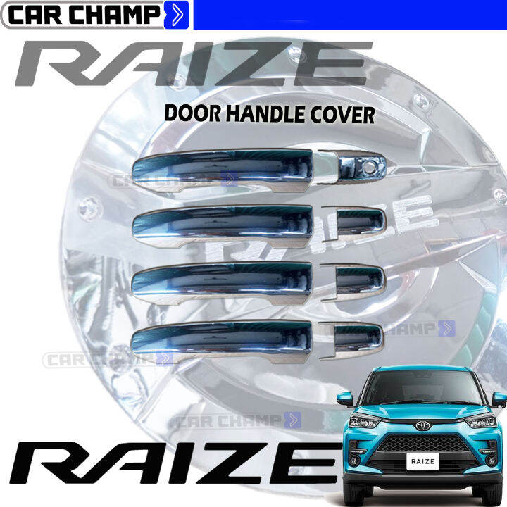 Toyota Raize 2022 E / G Door Handle Cover Chrome ( Car Accessories ...