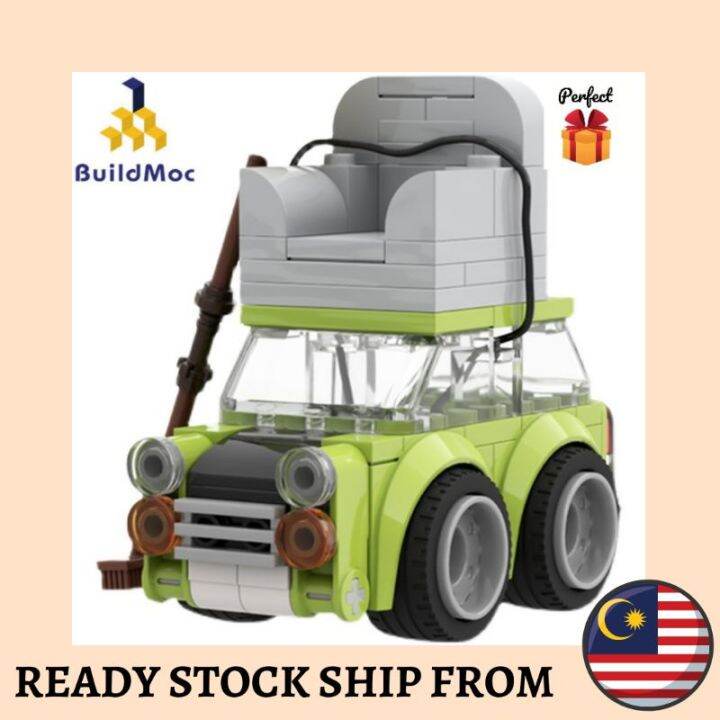 Build MOC LEGO Mini Diamond Nano Blocks DIY Mr. Bean Car Build MOC ...