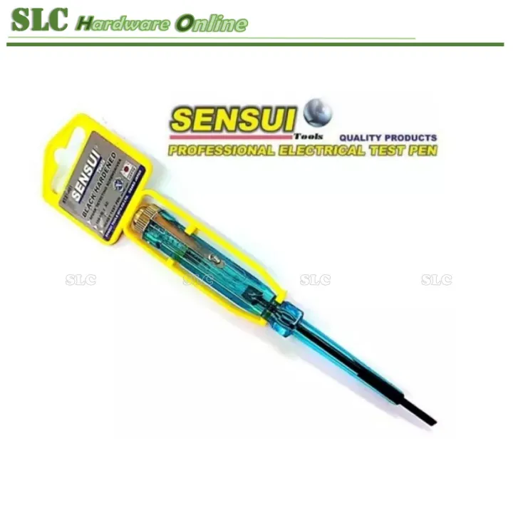 SENSUI Black Hardened Steel Spark Detecting Test Pen Heavy Duty Pocket ...