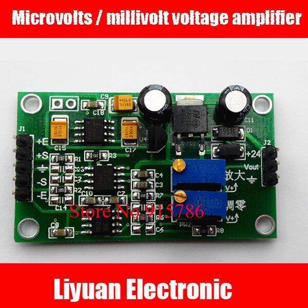 Microvolts / millivolt voltage amplifier / high-precision differential ...