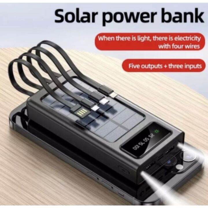 Araw ng Ama ☍♂ REALME 4IN1 portable solar power bank with 20000MAH ...