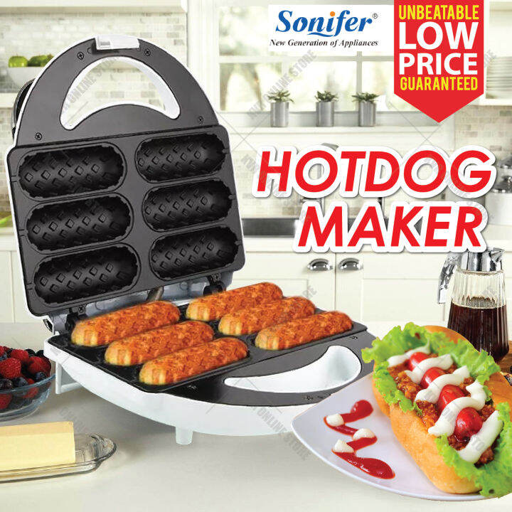 SONIFER SF-6040 Electric Hot Dog Maker Sausage Stick Crispy Corn Dog ...
