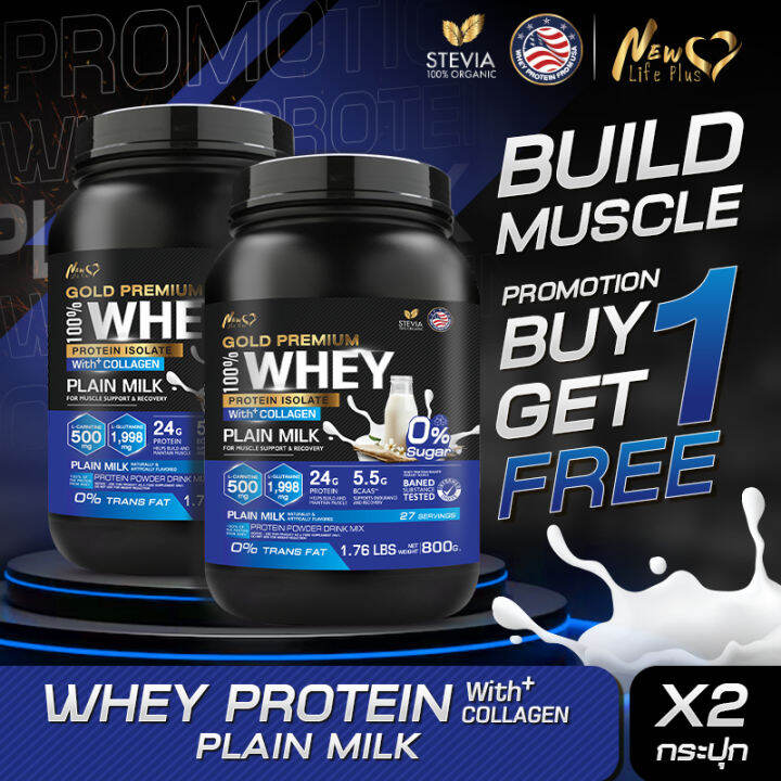 ส่งฟรี🔥(1แถม1=1,600g) NLP Whey Protein Isolate Original Formula เวย์ ...