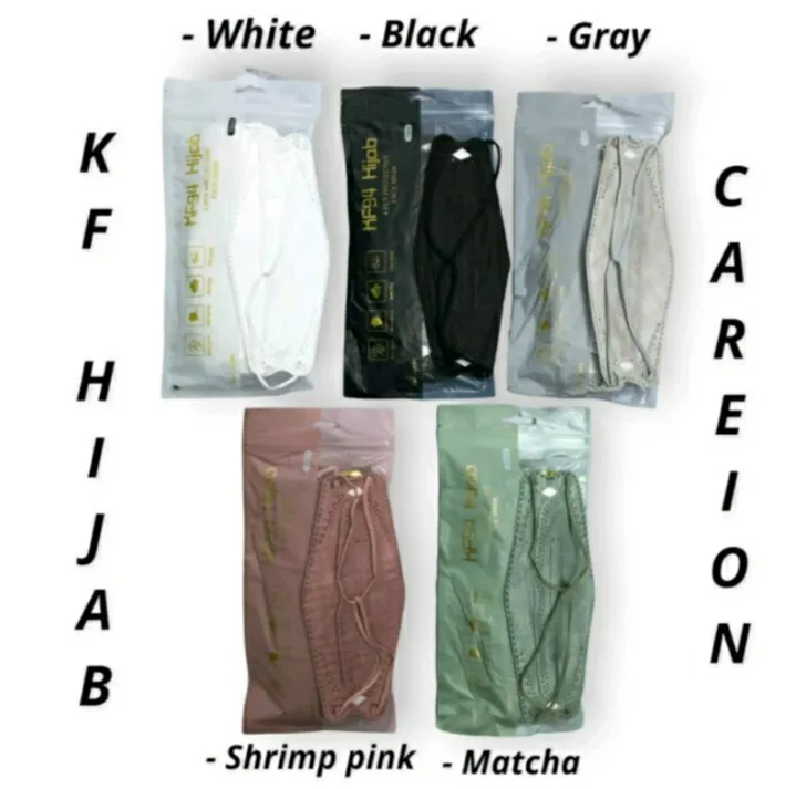 Masker careion KF94 hijab / Masker headloop / Masker dewasa | Lazada ...