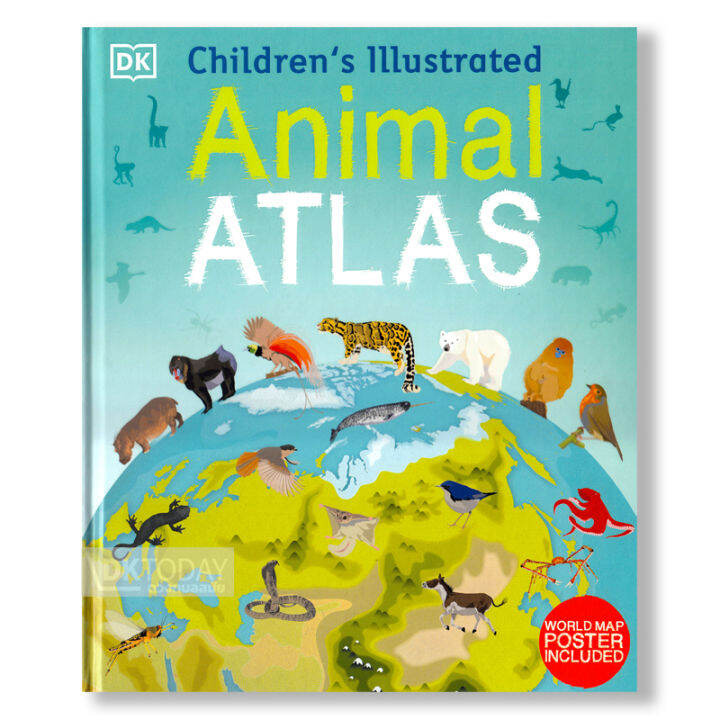 CHILDREN'S ILLUSTRATED ANIMAL ATLAS BY DKTODAY | Lazada.co.th