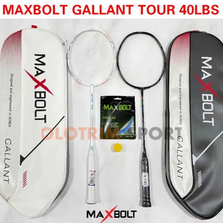Raket Badminton MaxBolt Gallant Tour 43lbs Original | Lazada Indonesia