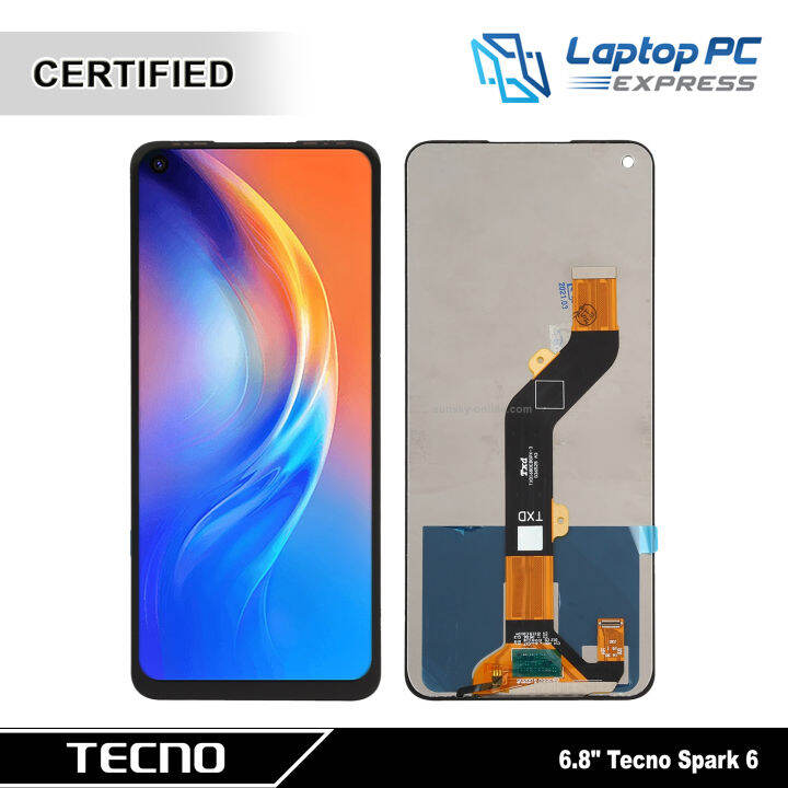 Tecno Spark 6 Replacement LCD Screen + Touch Screen Digitizer 2020 Released Compatible with KE7 ...