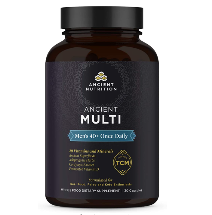 Ancient Nutrition Multivitamin for Men, Ancient Multi Men's 40+ Once ...