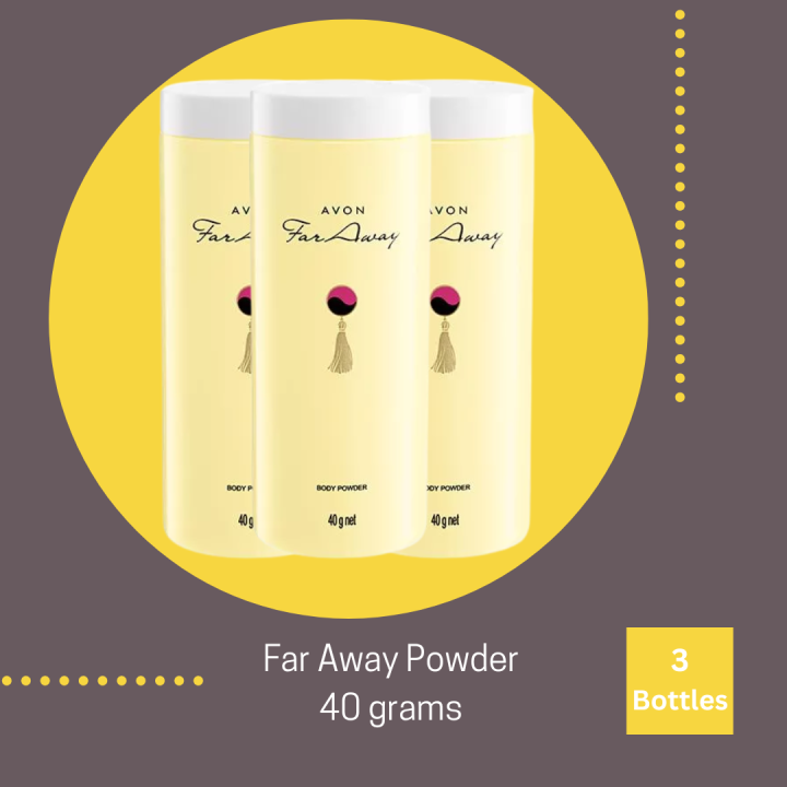 Avon Far Away Powder 40 grams ( 2 Bottles ) - GodsFavorBoutique | Lazada PH