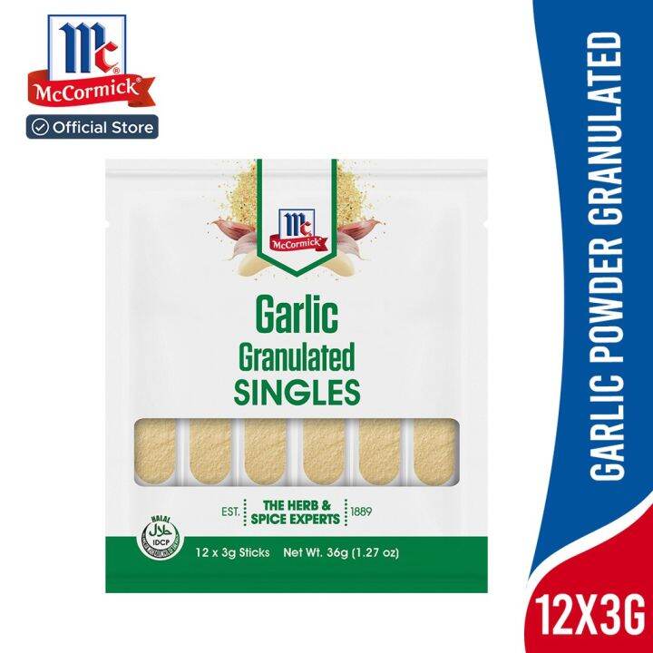 McCormick Garlic Powder/ Granulated 12x3g | Lazada PH