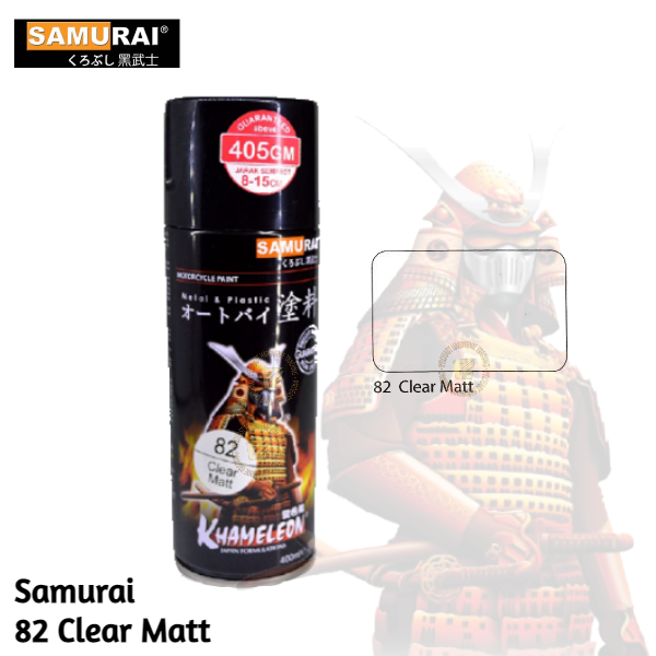 Samurai 400mL [82] Clear Matt Varnish Lacquer Shellac High Gloss ...