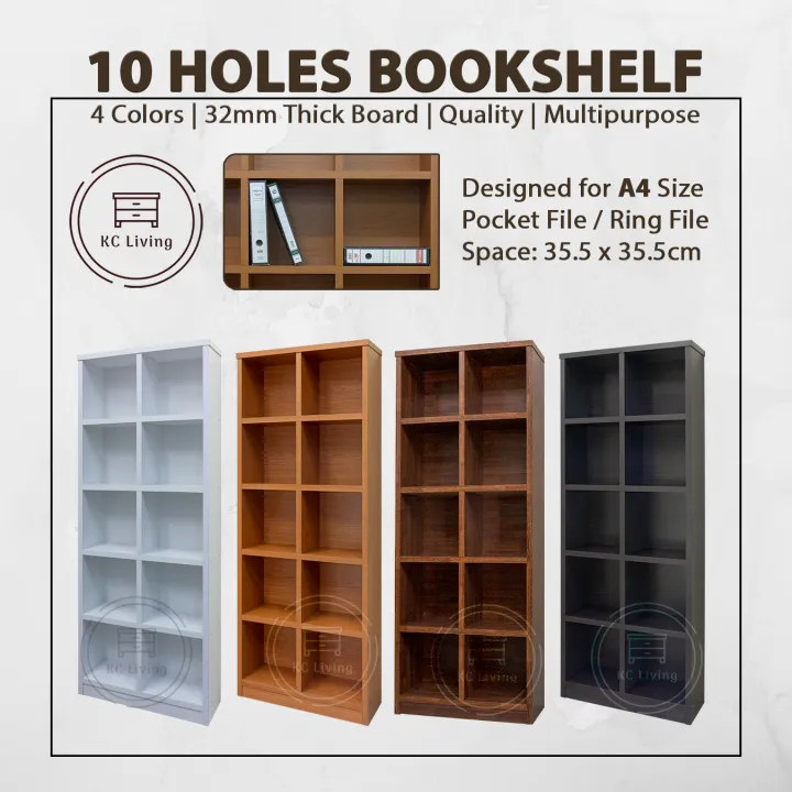 [KCL] 10 Holes Book Shelf / Filling Cabinet / Divider / Book Cabinet ...