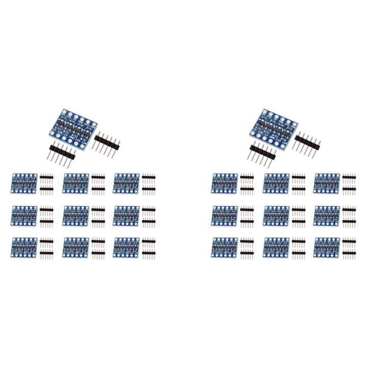 20Pcs 4 Channel IIC I2C Logic Level Converter Bi-Directional Module 3 ...