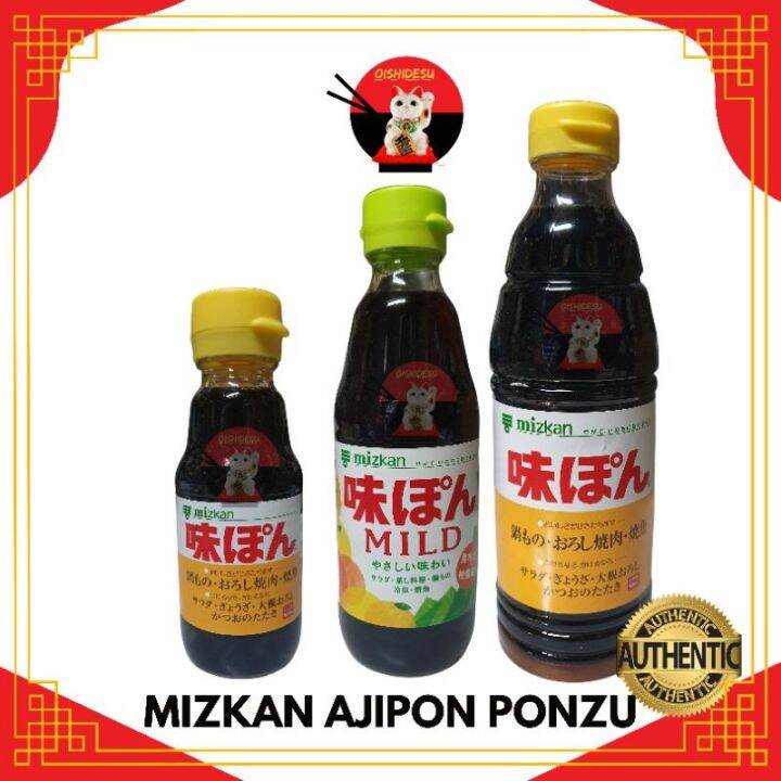 Hot jok74u Japan Mizkan Ajipon Ponzu Citrus Seasoned Soy Sauce 150ml/ 360ml/ 600ml/1L | Lazada PH