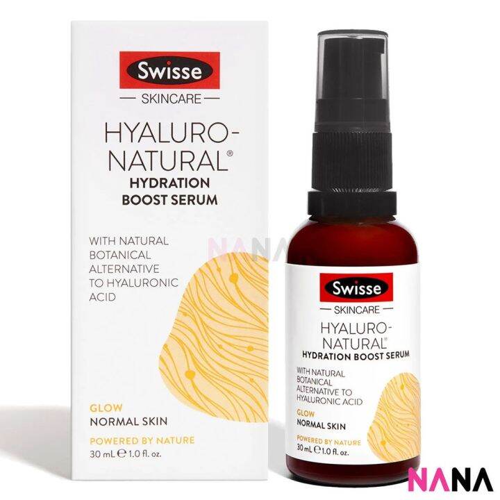 Swisse Skincare Hyaluro-Natural Hydration Boost Serum 30ml สวิส เซรั่มบำรุงผิวช่วยเติมความชุ่ม ...