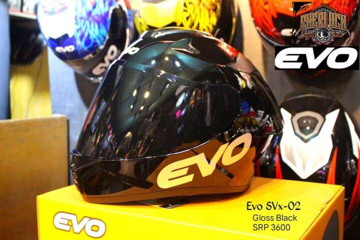 EVO SVX-02 Plain Full Face Dual Visor Helmet | Lazada PH