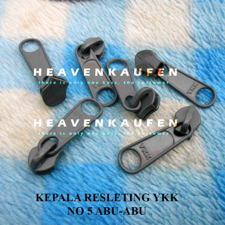 Kepala Resleting Zipper Head Kepala Zipper Type Gigi Coil No 5 YKK ...
