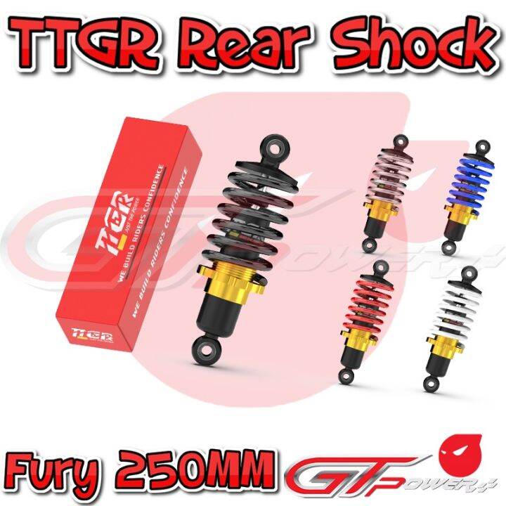 ⭐️Ready Stock⭐️TTGR Rear Shock Fury 250MM Exclusive For Fury Fury 125 ...
