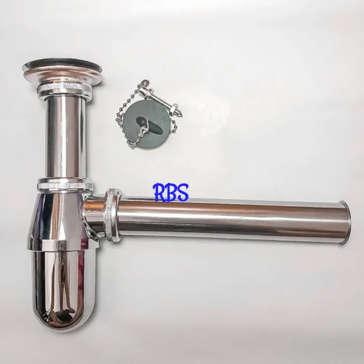 Sifon Botol Besi Wastafel - Sifon Botol Besi Lurus - Afur Pembuangan Wastafel | Lazada Indonesia