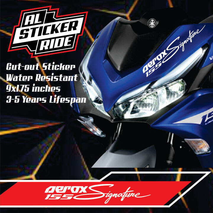 AEROX Signature Sticker High Quality Waterproof | Lazada PH