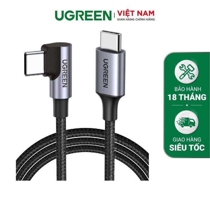 Cáp sạc nhanh USB Type C PD hỗ trợ 100W UGREEN US316 US334 | Lazada.vn