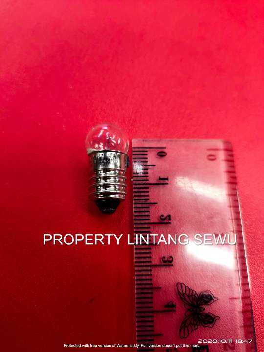 BOHLAM SENTER E10 2,5 VOLT PRAKTIKUM SEKOLAH LAMPU LALU LINTAS | Lazada ...