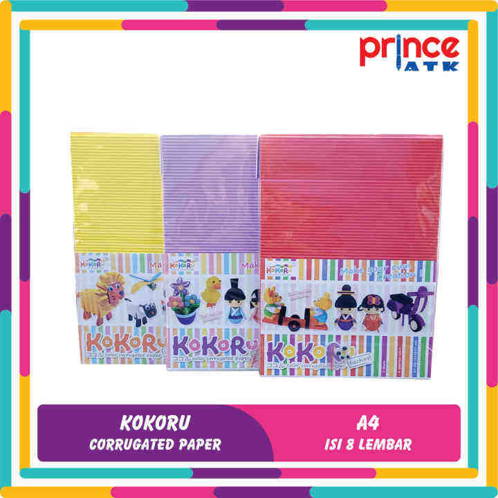 KERTAS KERAJINAN KOKORU ART AND CRAFT UKURAN A4 | Lazada Indonesia