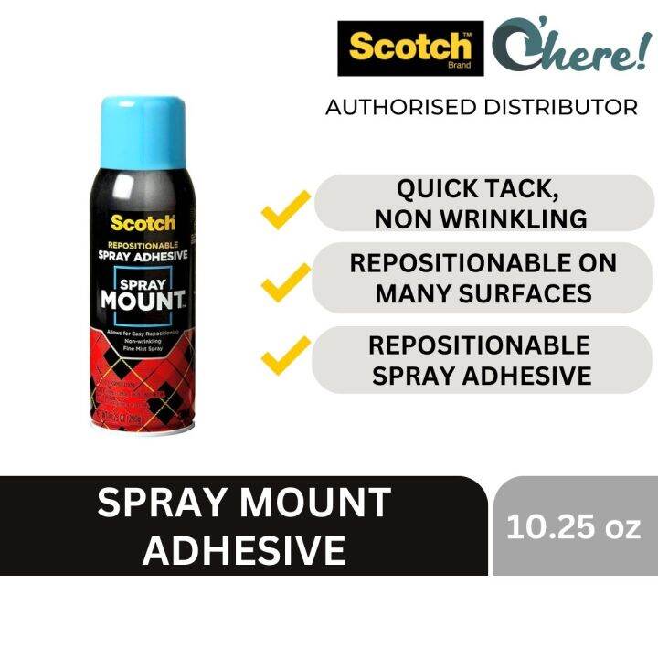 3M SCOTCH SPRAY MOUNT ADHESIVE 10.25OZ | Lazada Singapore