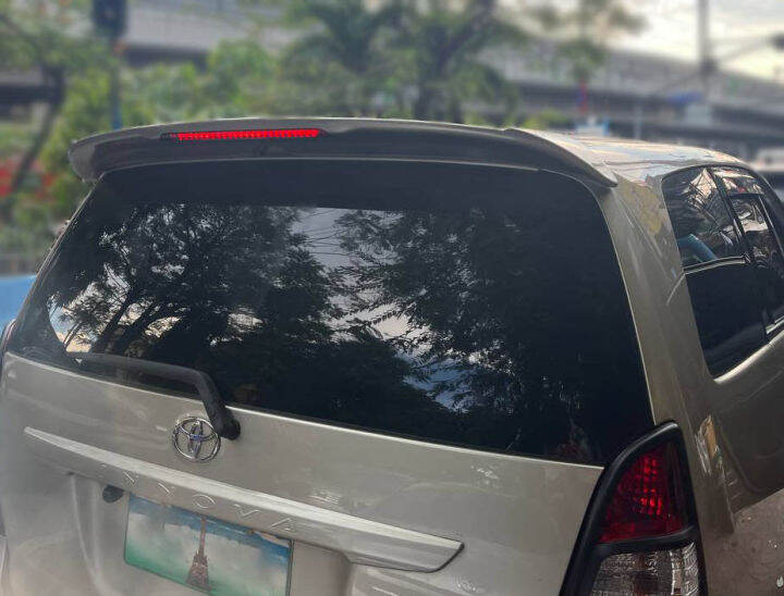 Toyota Innova 2005 to 2015 Beige Metallic Rear Spoiler With 3rd Brake ...