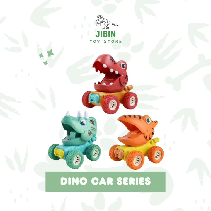 JIBIN Dinosaur Car Series / Dinosaurus Mobil / Dinosaurus Car Press ...
