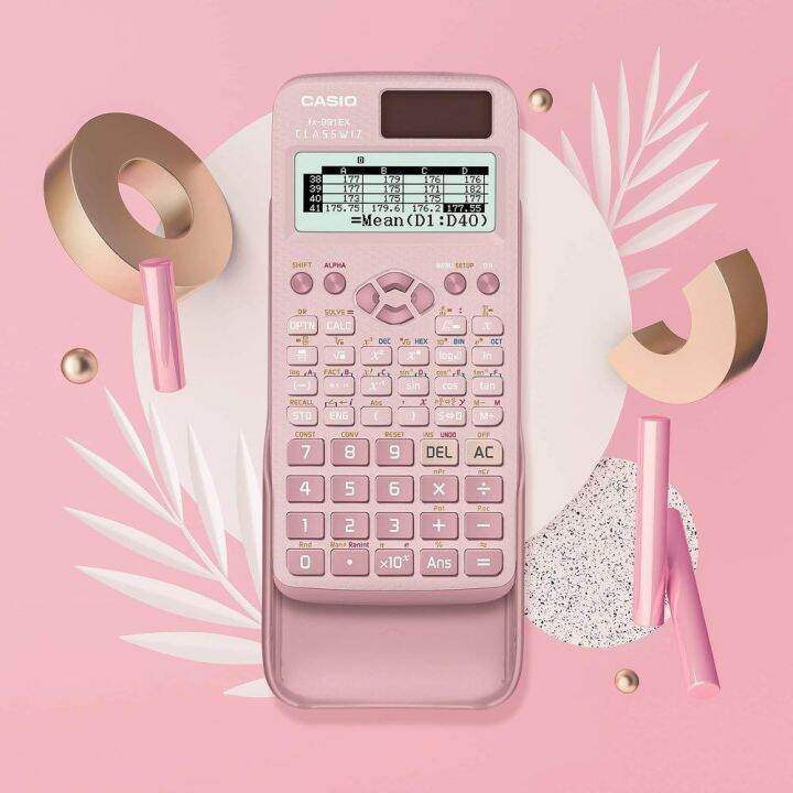 New Casio Calculator FX-991EX (Pink) Scientific Calculators Heavy Duty ...
