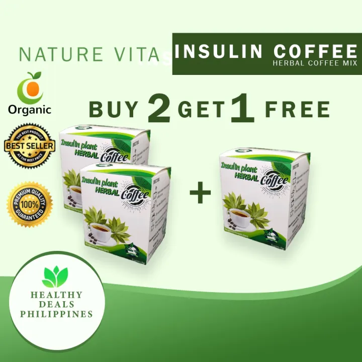 [SPOT HOT SALE] Buy 2 get 1 Free of Nature Vita Insulin Coffee mix Good ...