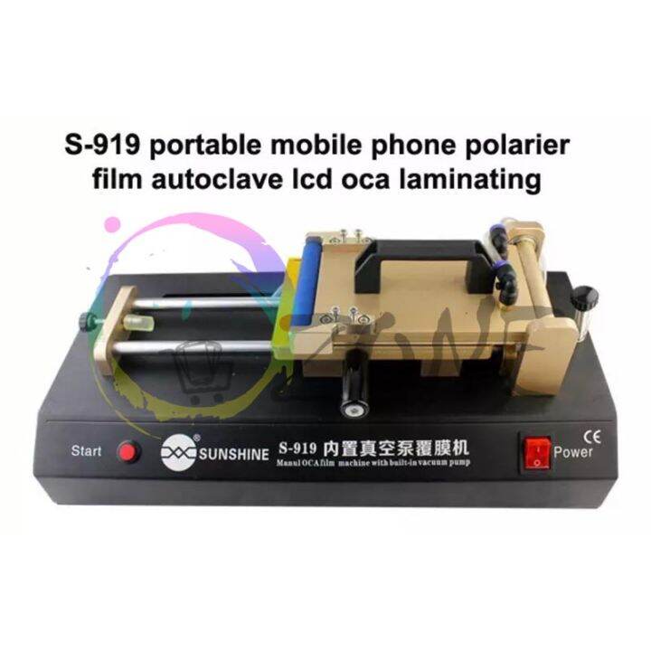 OCA LAMINATING MACHINE SUNSHINE S-919 MESIN LAMINATING OCA DAN VACUUM ...