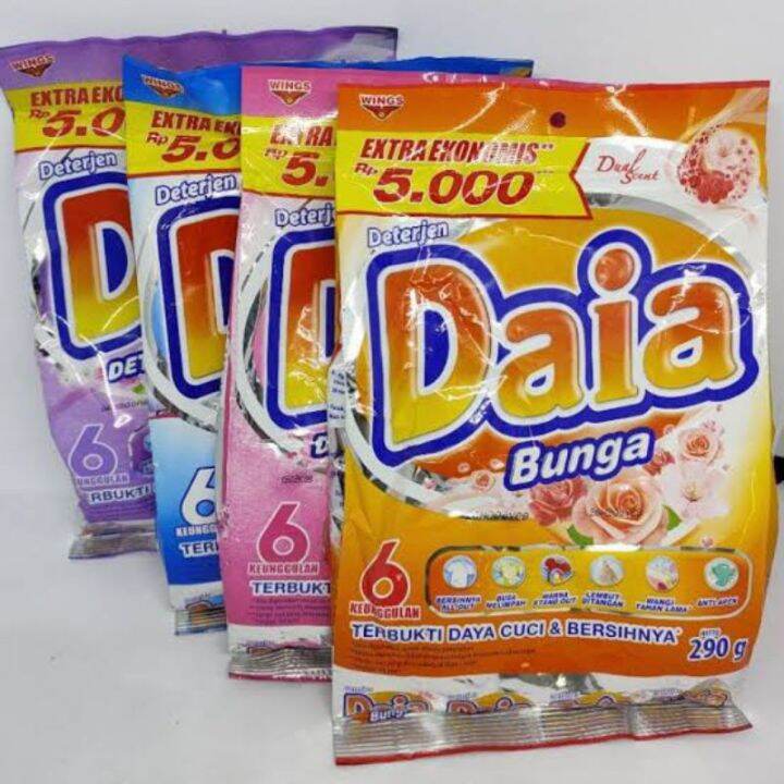 DAIA 5000 Deterjen Bubuk Softener 280gr | Lazada Indonesia