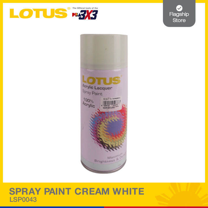 Lotus Spray Paint Cream White #43 LSP0043 - 400ml | Lazada PH