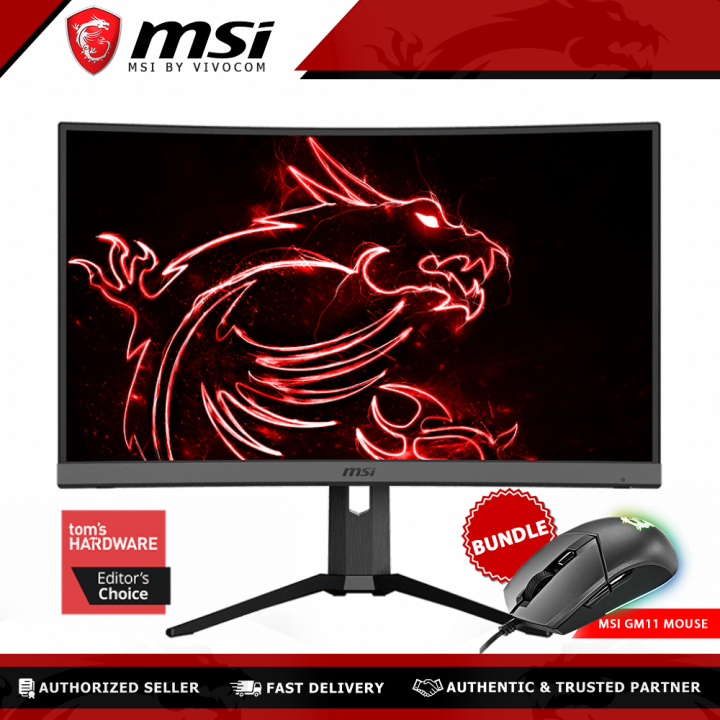 MSI Optix MAG272CQR Full HD Gaming Monitor With Bundle MSI GM11 Gaming ...