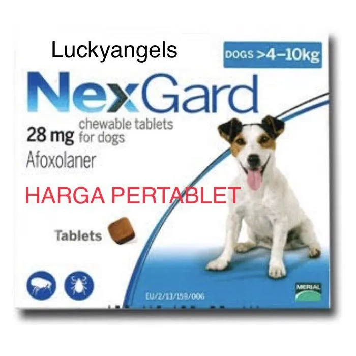 NEXGARD M (4-10KG) Obat Kutu Anjing Dan Demodex NexGard Chewable 1 Tablets | Lazada Indonesia