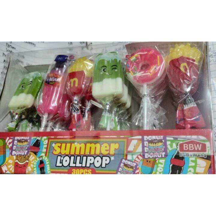 Summer/Party LOLLIPOP Candy 30 pcs | Lootbag Filler, Paninda, Party ...