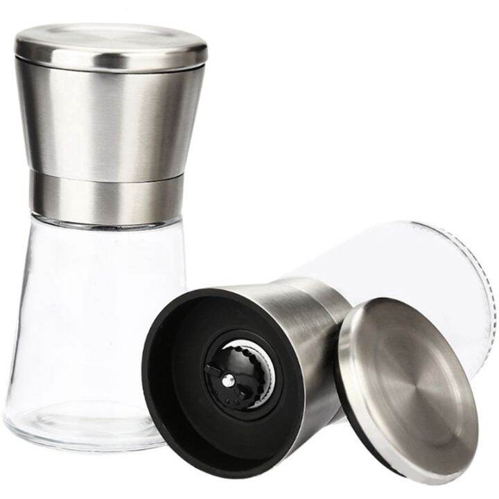 Premium Stainless Steel Salt and Pepper Grinder Sea Salt Grinder ...