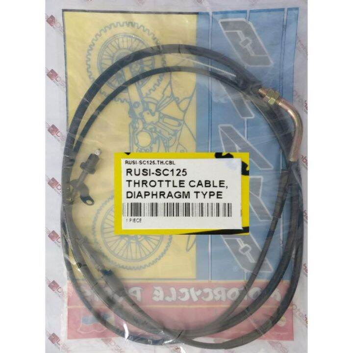 RUSI SC125 GALA ROYAL VENUS THROTTLE CABLE (Diaphragm Type) | Lazada PH
