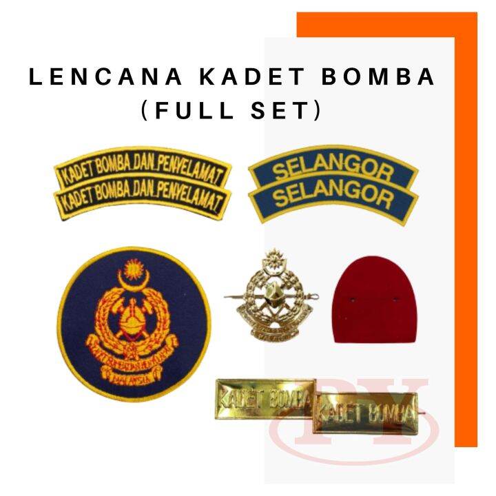 BOMBA BIRU / UNIFORM KADET BOMBA BIRU ( LENGAN PANJANG FULL SET ...