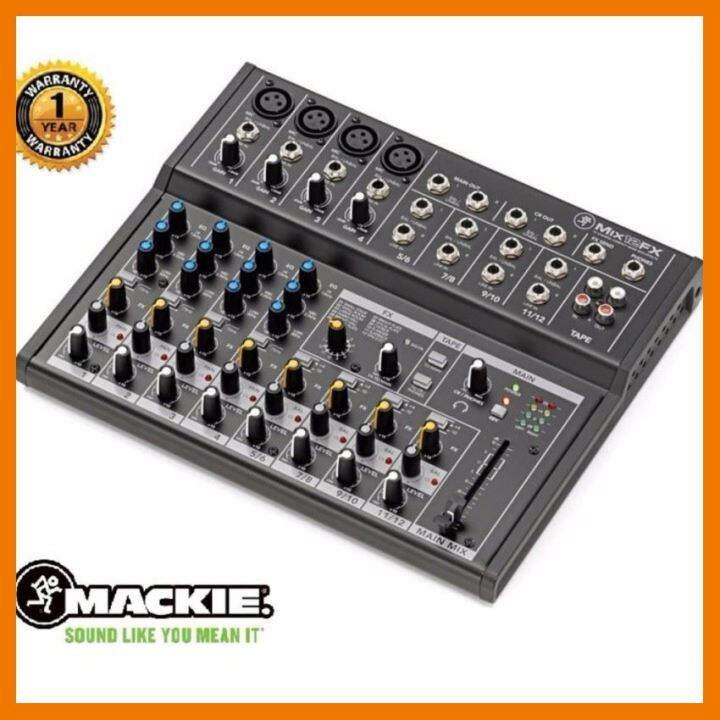 สินค้าขายดี!!! Mackie Mix12FX 12-CHANNEL COMPACT MIXER WITH EFFECTS ...